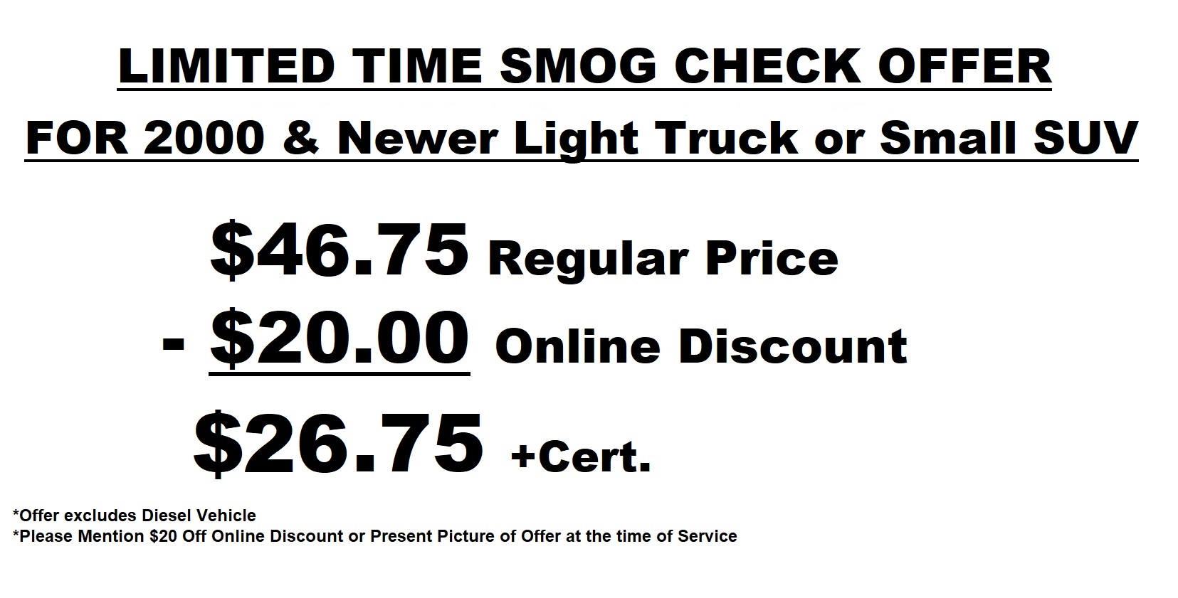 Sacramento's BEST SMOG – Smog Inspection Station